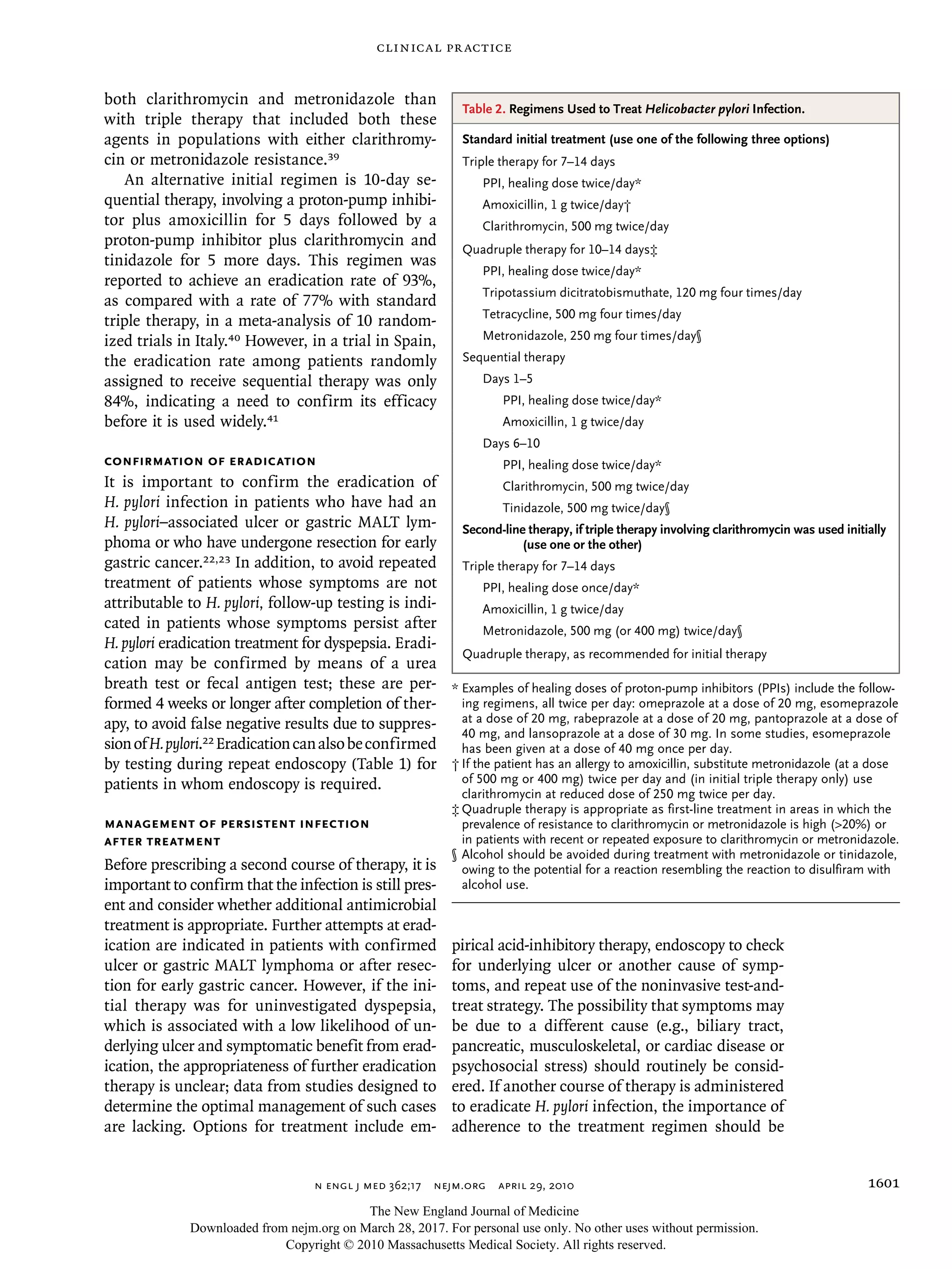 Infeccion by helicobacter pylori | PDF