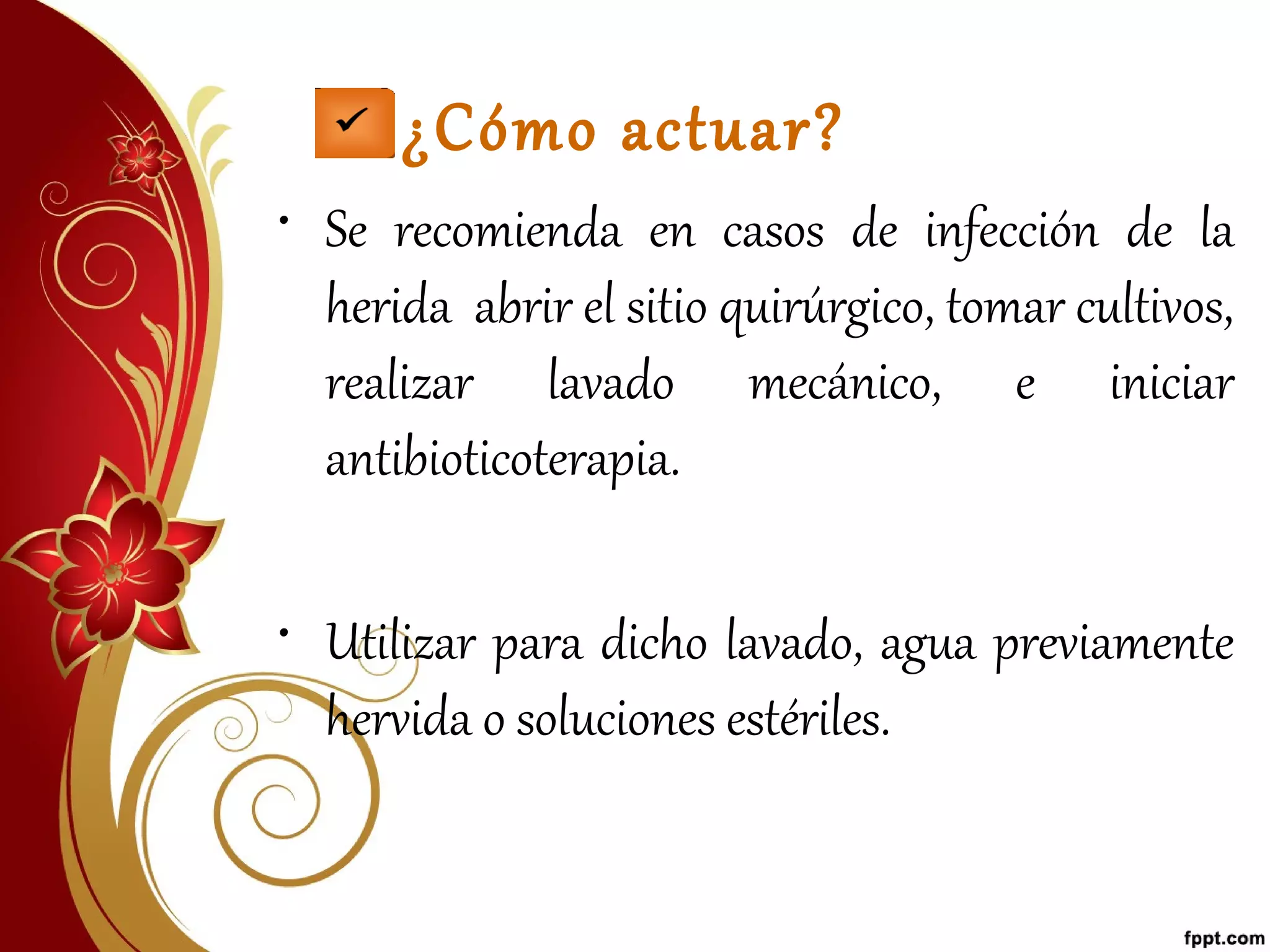 Infeccion de herida operatoria | PPT | Infectious Diseases | Diseases ...