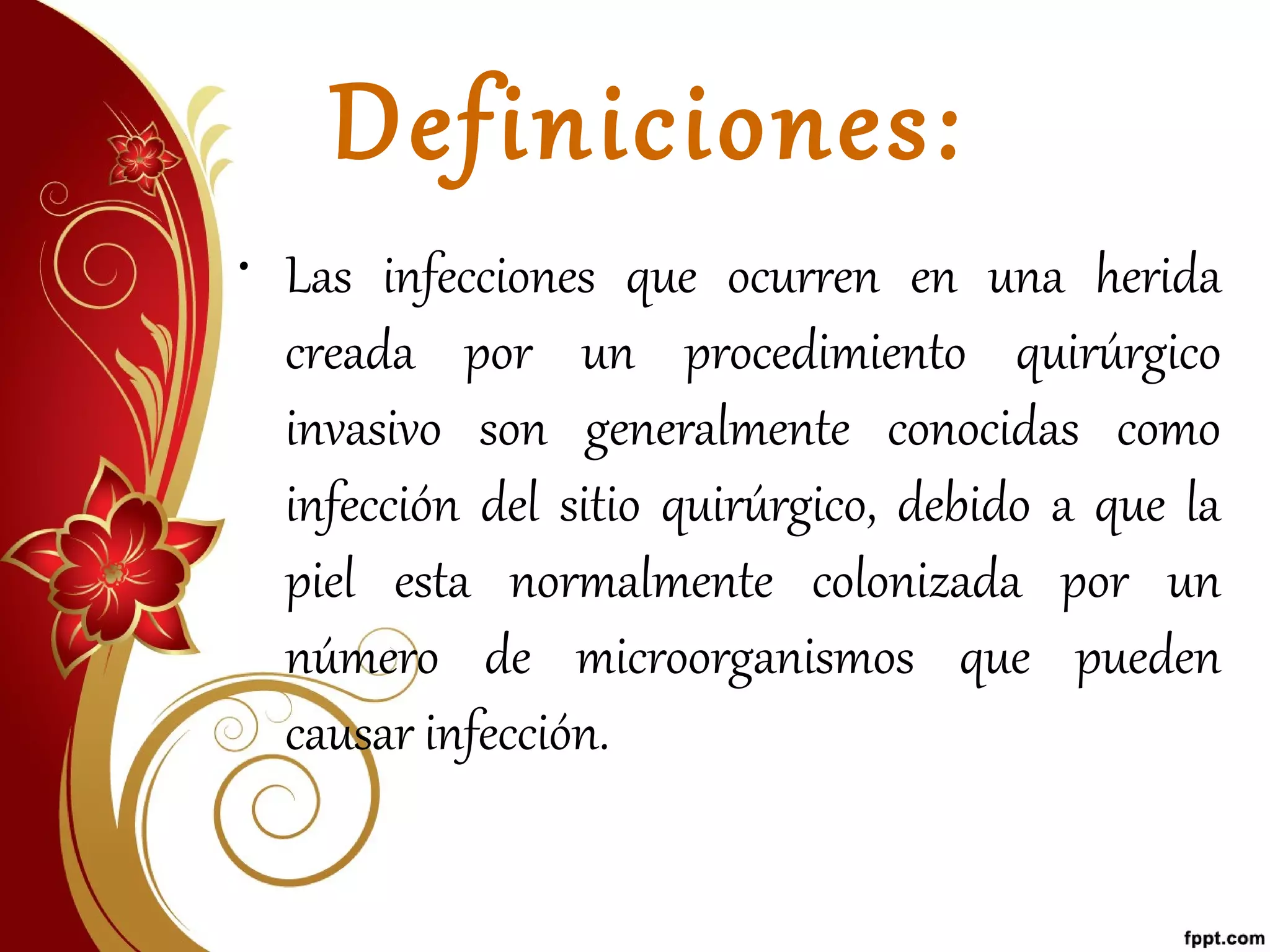 Infeccion de herida operatoria | PPT | Infectious Diseases | Diseases ...