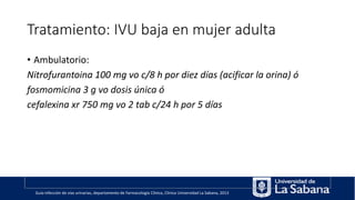 Infeccion de vias urinarias. Farmacologia clinica | PDF