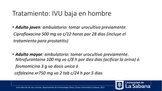 Infeccion de vias urinarias. Farmacologia clinica | PDF