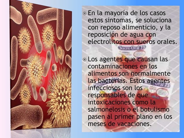 Infecciones alimentarias | PPTX
