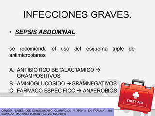 Infecciones de herida quirurgicas | PPTX