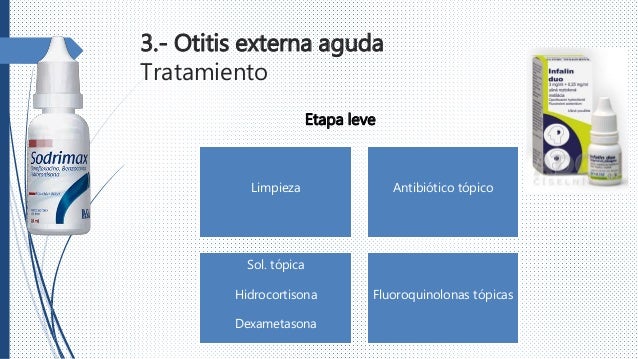 Infecciones del oido externo, otitis externa aguda
