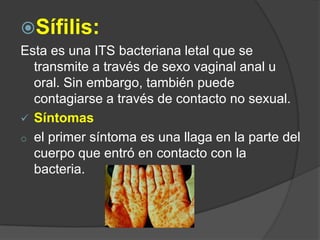 Infecciones de transmisión sexual | PPTX