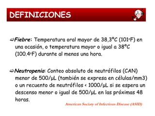 Infecciones En Paciente Neutropenico | PPT