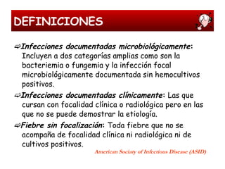 Infecciones En Paciente Neutropenico | PPT