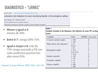 Infecciones necrotizantes tejidos blandos | PDF