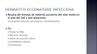 Infecciones oido externo | PPTX