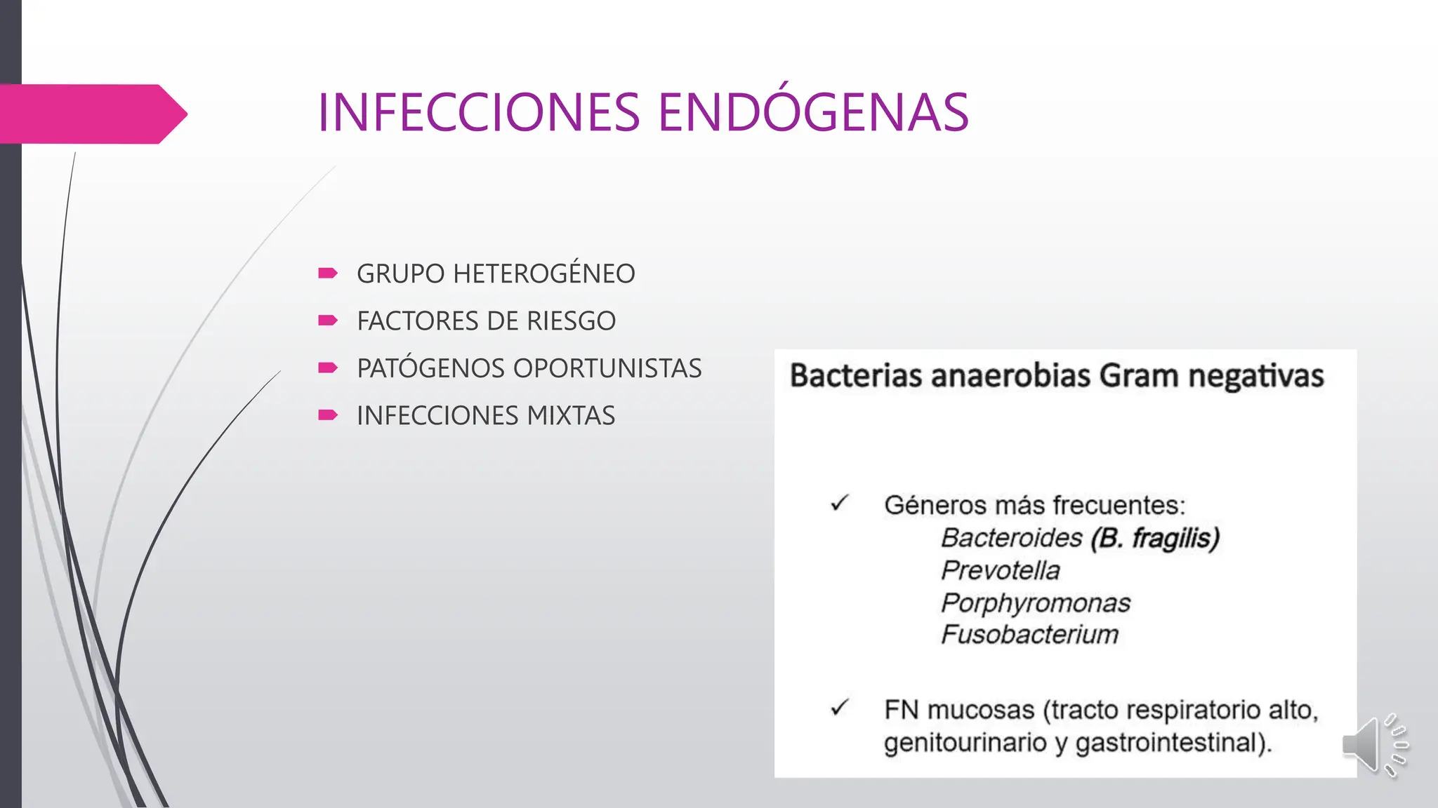 Infecciones por anaerobios INFECTOLOGIA MEDICINA | PPT