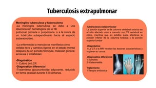 generalidades sobre tuberculosis r1 de medicina interna | PPTX