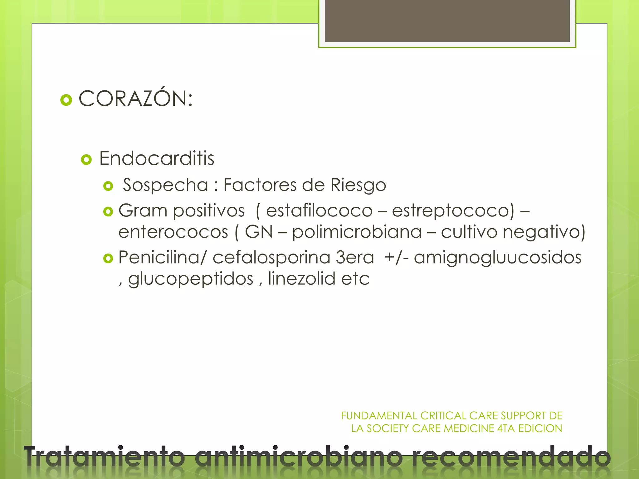 Infecciones potencialmente mortales – diagnostico y selección de atb | PPT