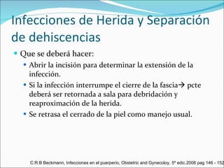 Infeccion post parto | PPT