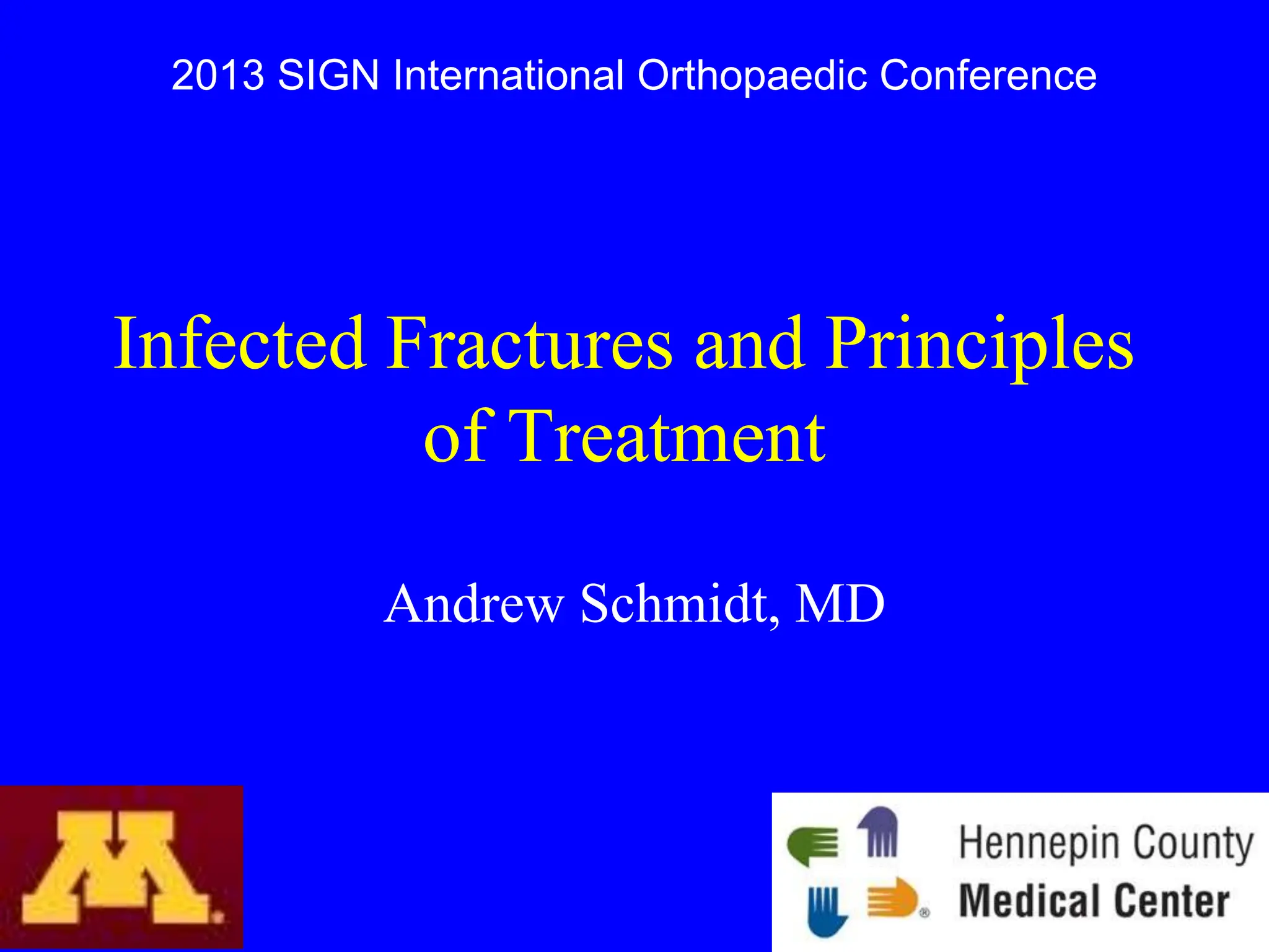 Infected Fractures - Principles, com.ppt