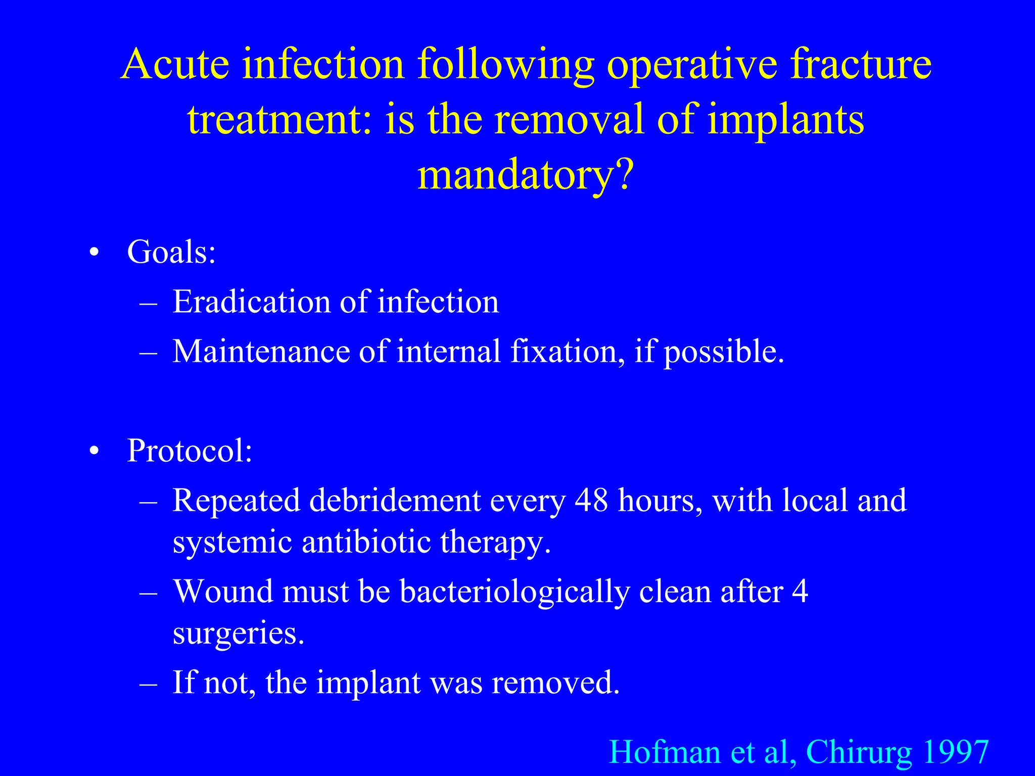 Infected Fractures - Principles, com.ppt