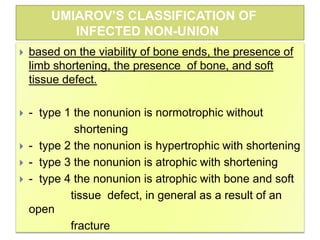 Infected non union | PPTX