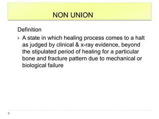 Infected non union | PPTX