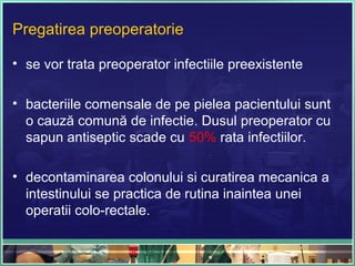Infectia chirurgicala | PPT