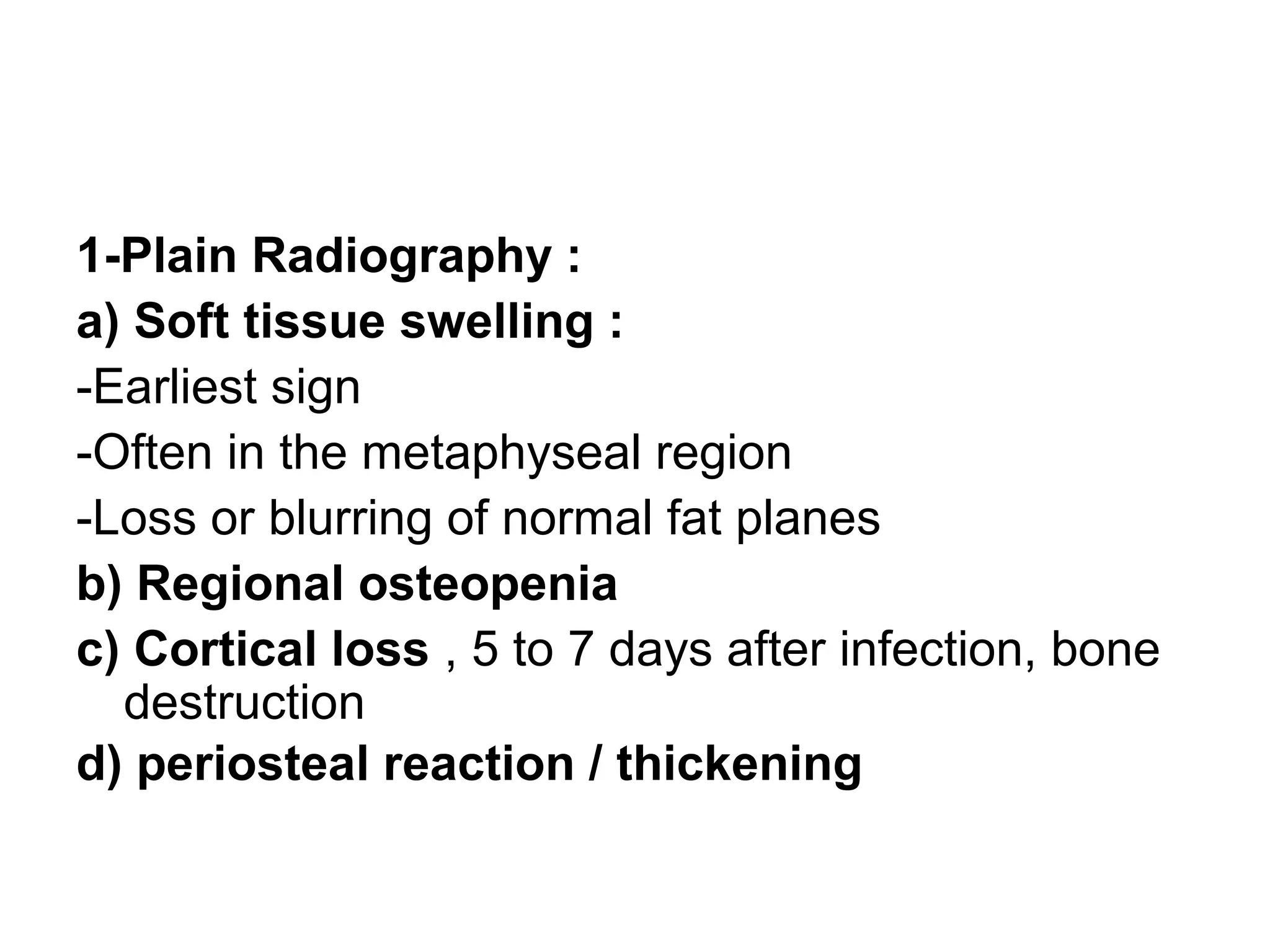 Diagnostic Imaging of Bone Infection | PPT