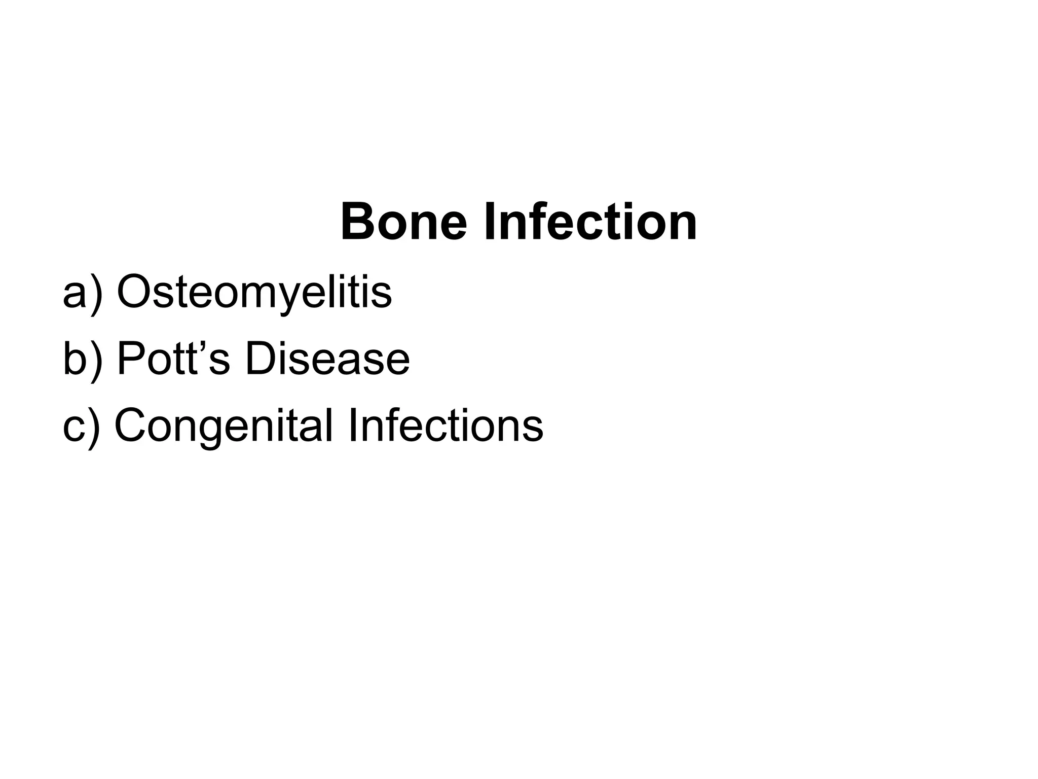 Diagnostic Imaging of Bone Infection | PPT