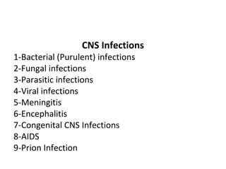 Diagnostic Imaging of Central Nervous System Infections | PPT