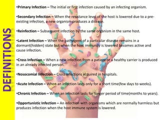 Infection-Source, Reservoir, Transmission & Prevention | PPTX