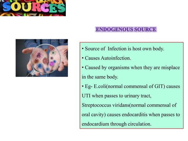 Infection-Source, Reservoir, Transmission & Prevention | PPTX
