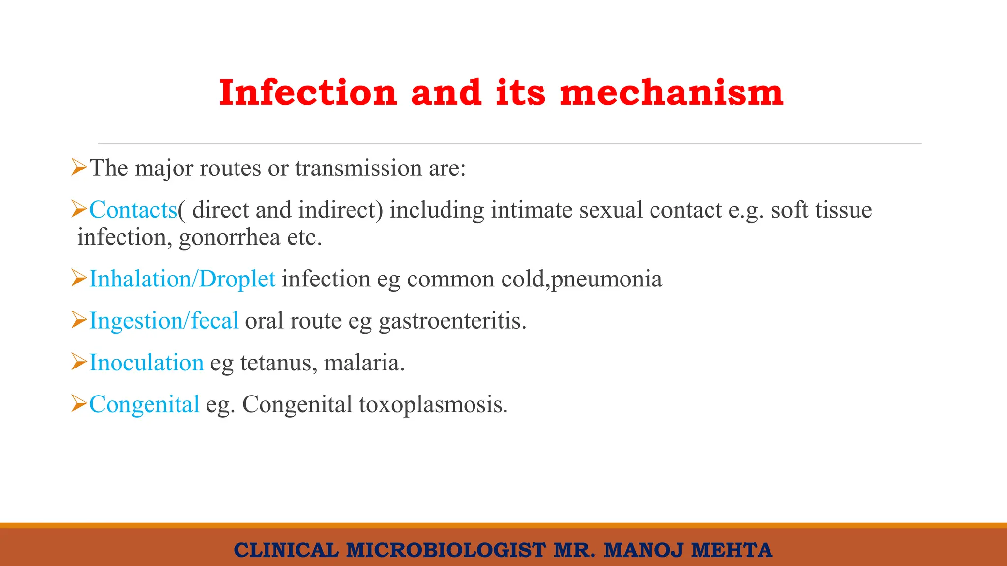 Infection.pptx Manoj Mahato Clinical Micro | PPTX