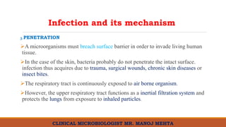 Infection.pptx Manoj Mahato Clinical Micro | PPTX