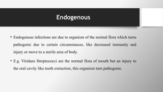 Infections: Types, Sources, Routes and Spread of Infectious diseases.pptx