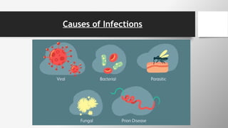 Infections: Types, Sources, Routes and Spread of Infectious diseases.pptx