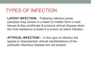 TYPES OF INFECTION AND INFECTION CYCLE .pptx