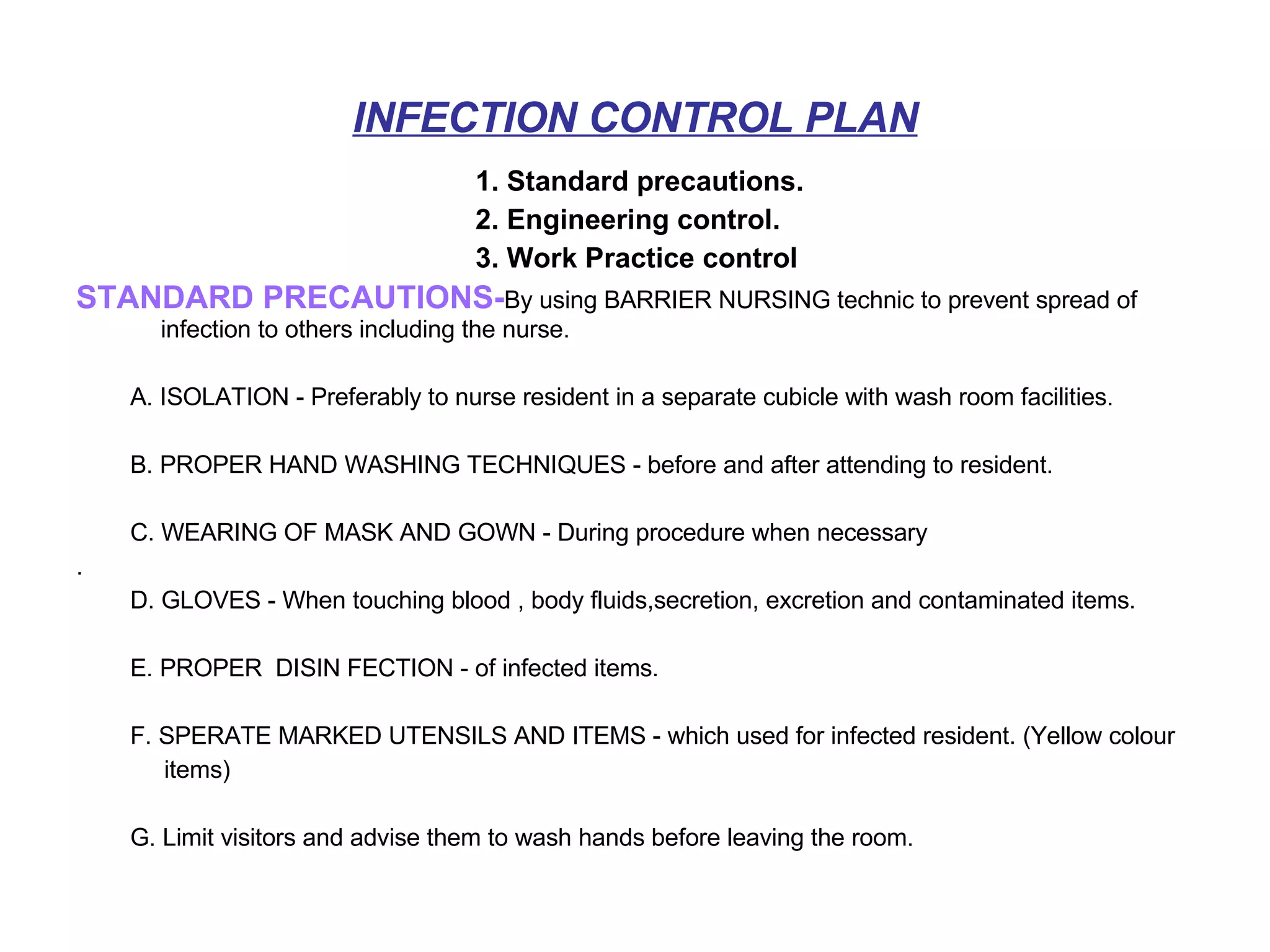 Infection Control | PPT