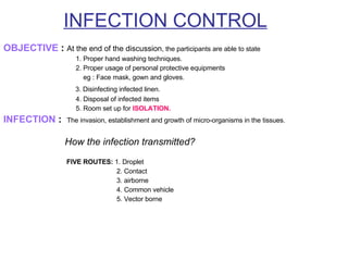 Infection Control | PPT