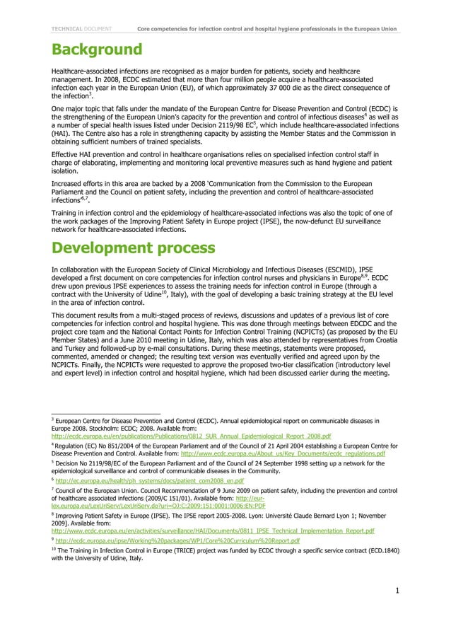 Infection control-core-competencies | PDF