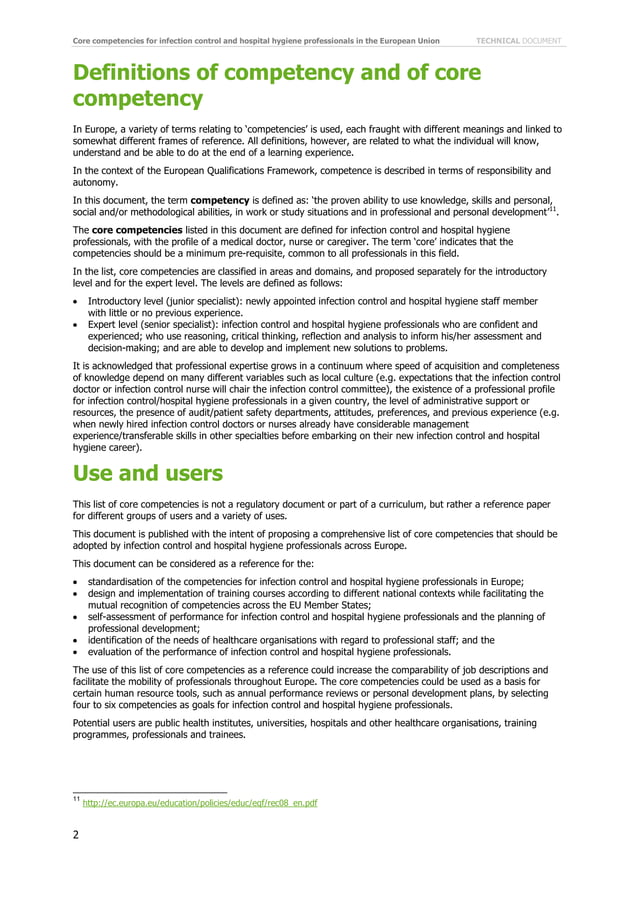 Infection control-core-competencies | PDF