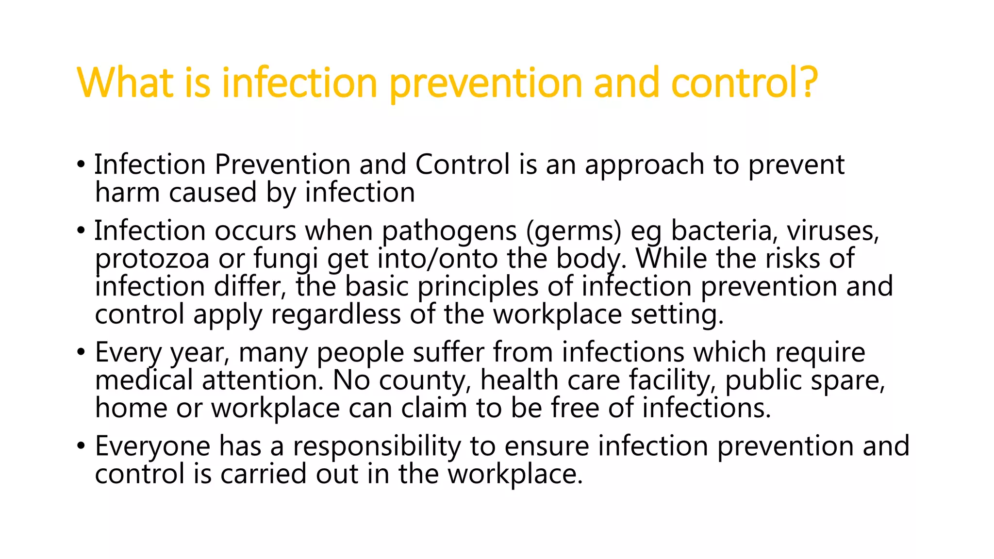 Infection prevention-and-control | PPTX