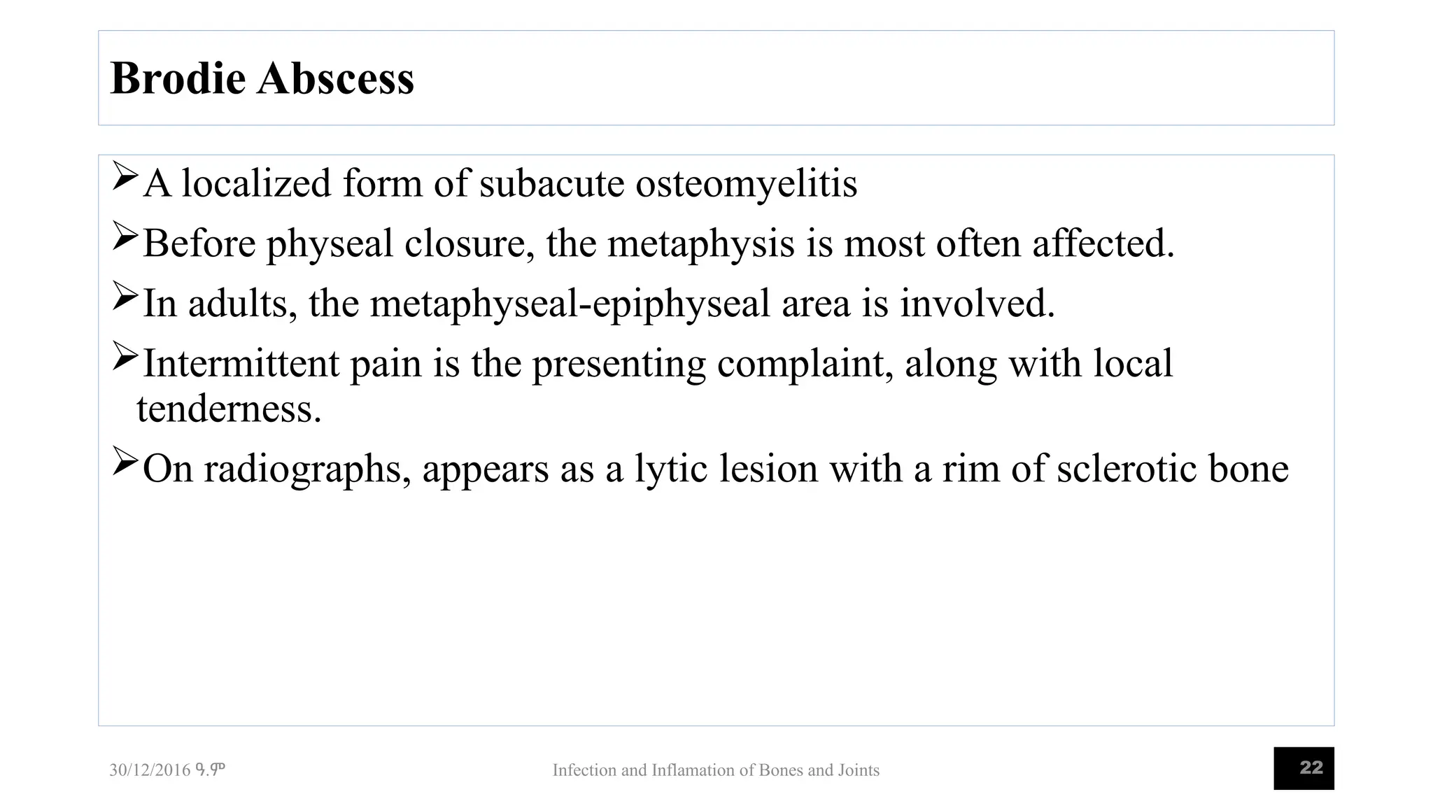 Osteomyelitis and Septic arthritis Dr. Tilahun K.pptx