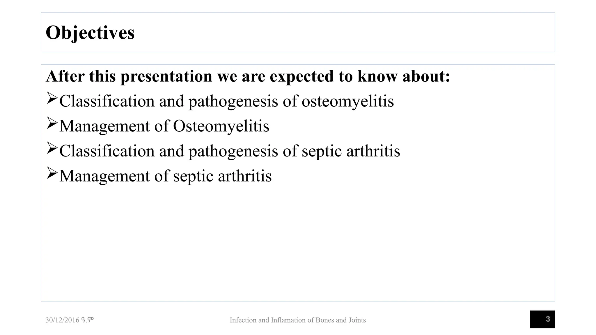 Osteomyelitis and Septic arthritis Dr. Tilahun K.pptx