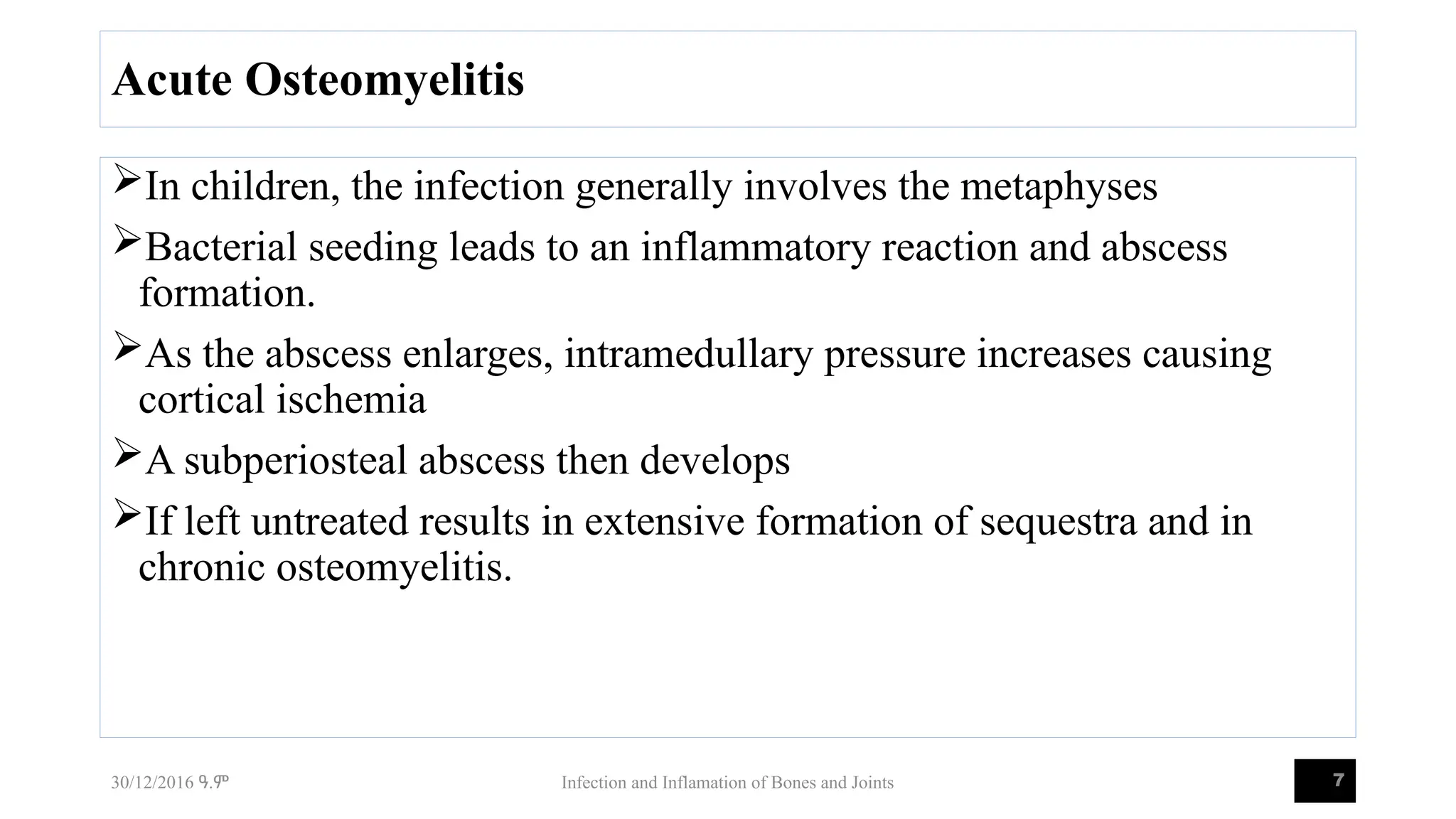 Osteomyelitis and Septic arthritis Dr. Tilahun K.pptx