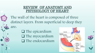 Infection and inflammation of heart includes endocarditis, myocarditis ...