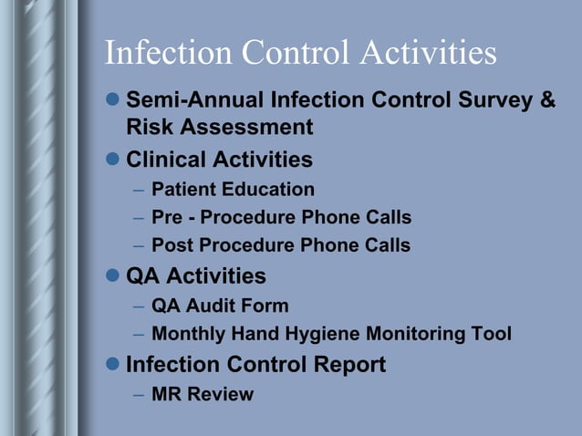 Infection Control | PPT