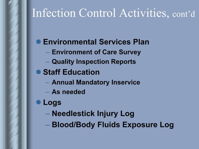 Infection Control | PPT