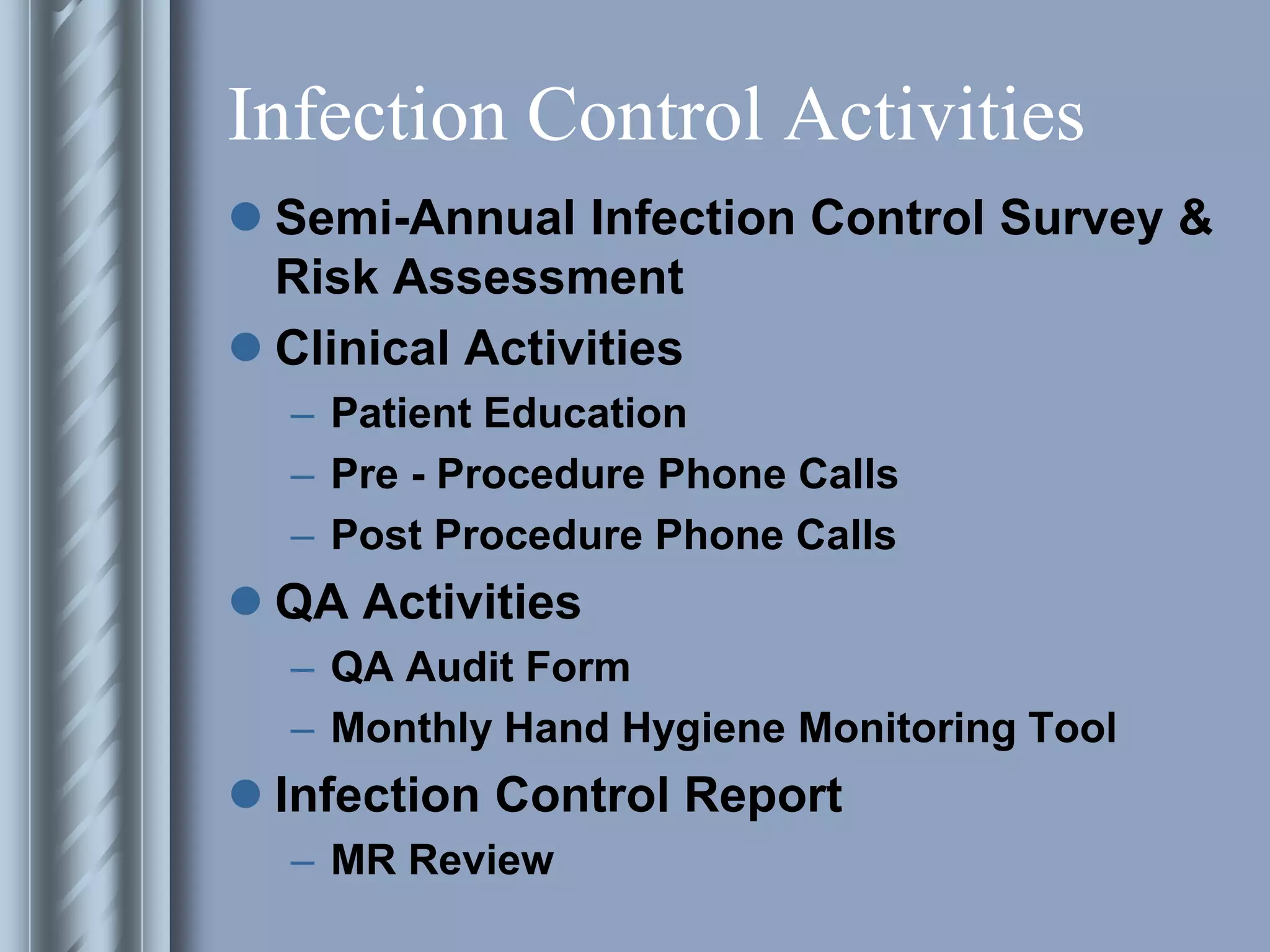 Infection control | PDF
