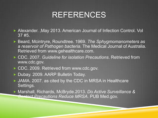 Infection control and The Blood Pressure Cuff | PPTX