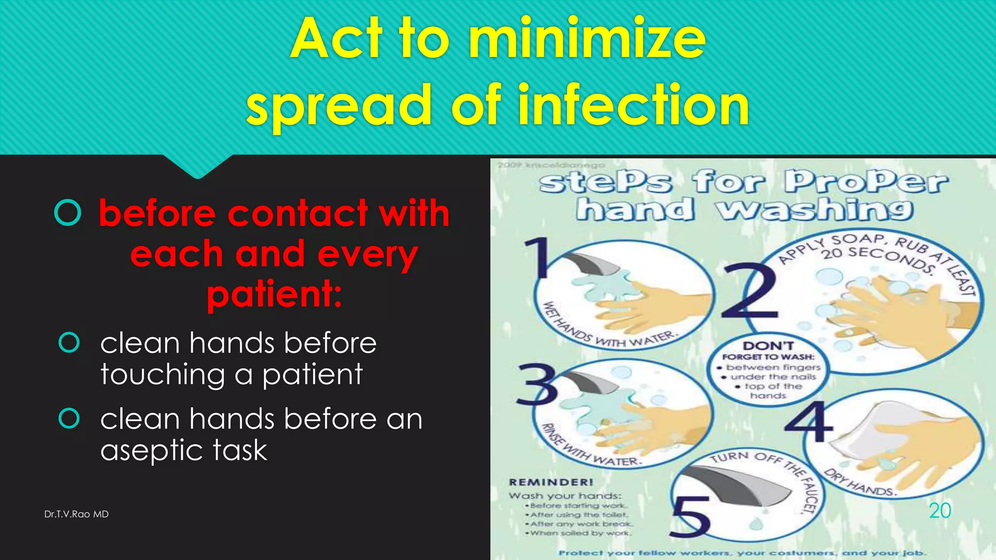 INFECTION CONTROL by SIMPLE APPROACHES | PPTX