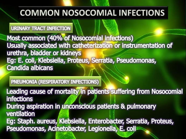 INFECTION CONTROL NURSING - Agents of Nosocomial Infection - Modes of ...