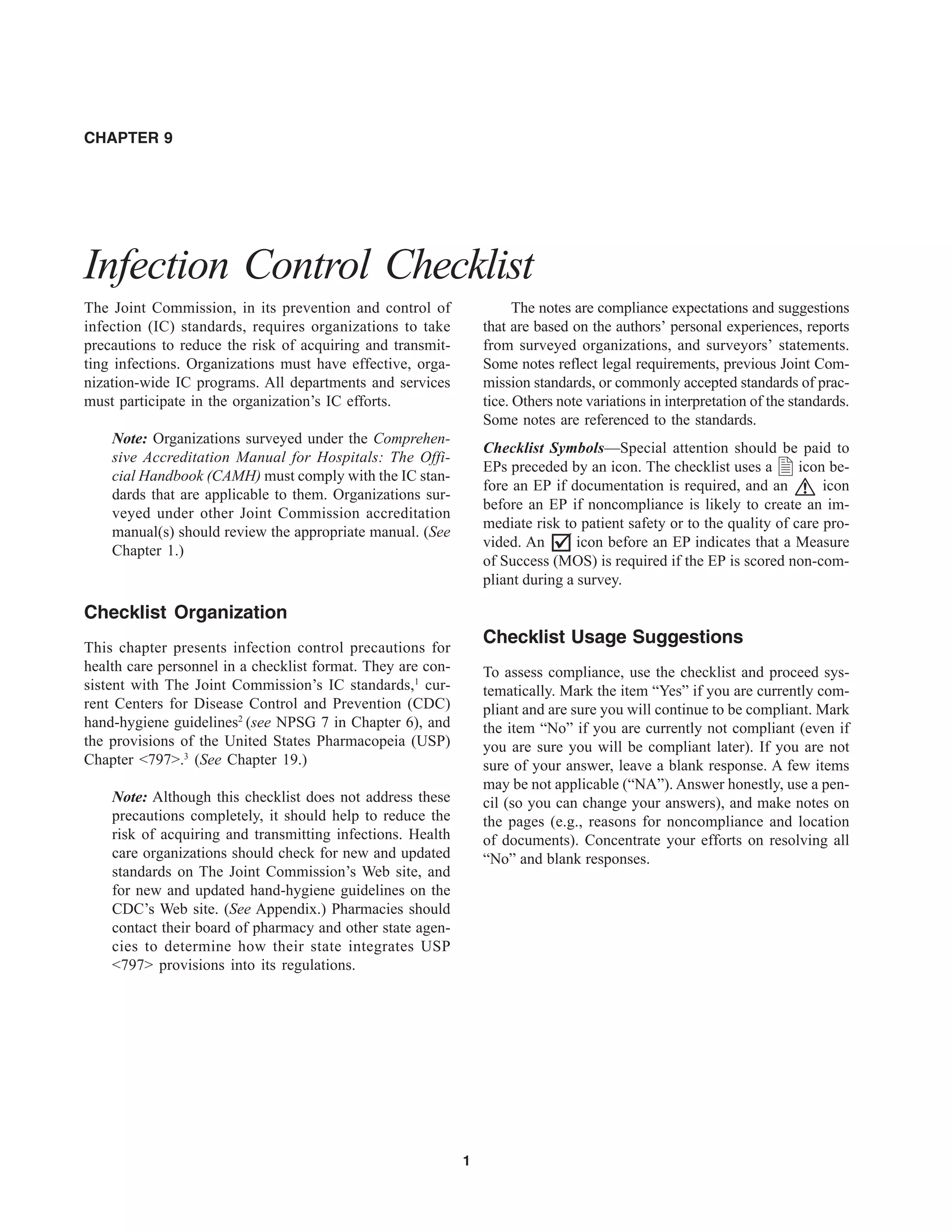 Infection control | PDF