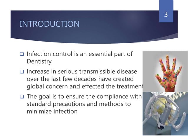 Infection control in dentistry | PPTX | Oral care | Personal Care