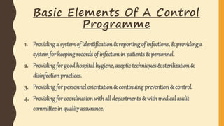 Infection control in Hospital | PPTX